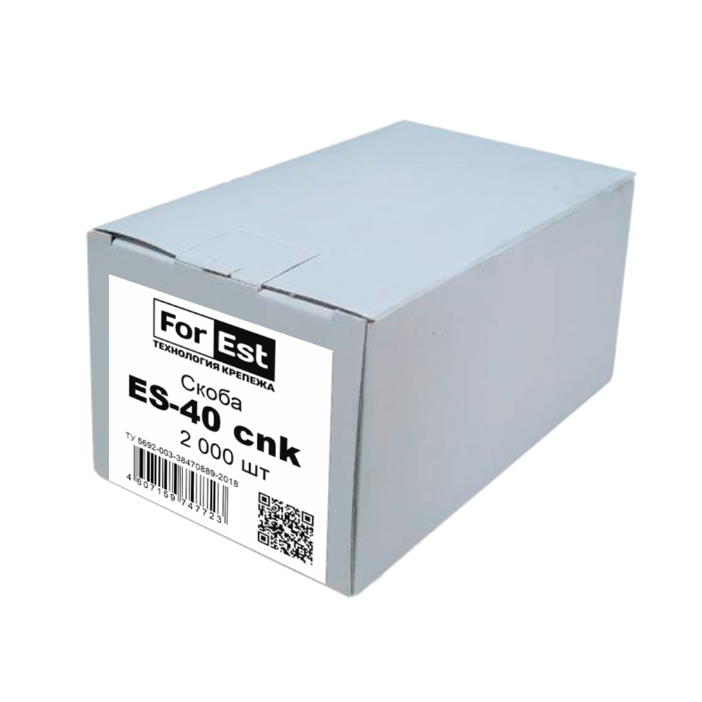 Скоба каркасная ES-40 оцинкованная / 2000шт // For-Est в Москве купить ...